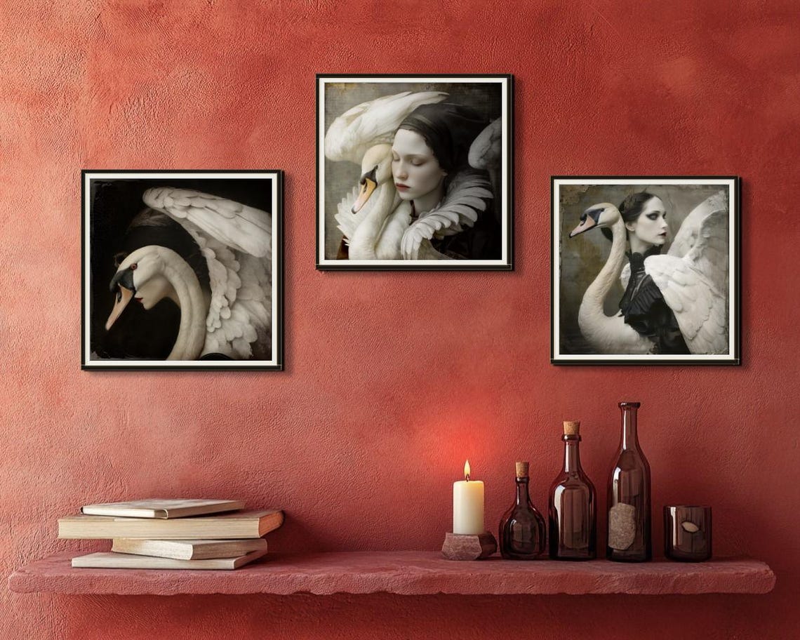 SIGNED NUMBERED PRINT - the Swan - Etsy