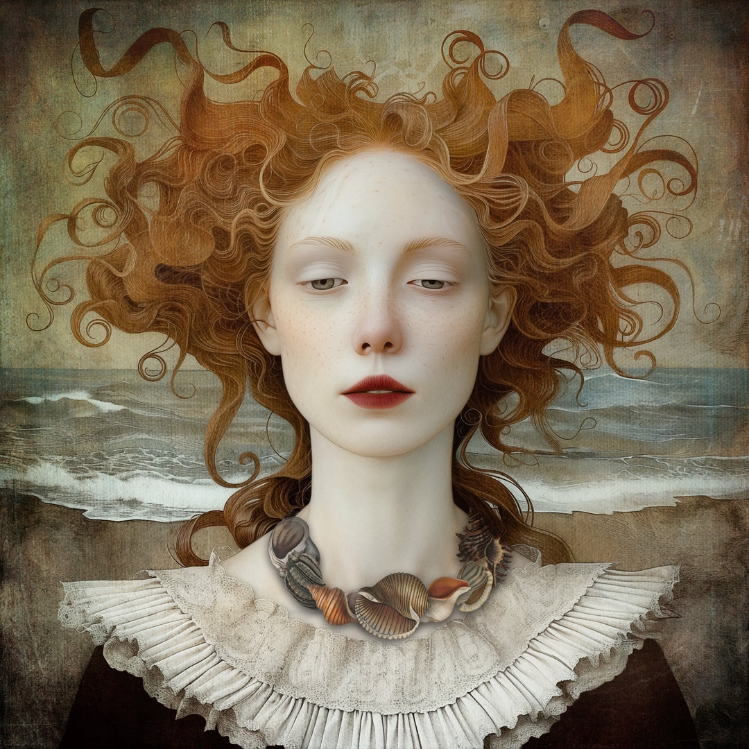 SIGNED NUMBERED ART Print Miranda at the Shore - Etsy