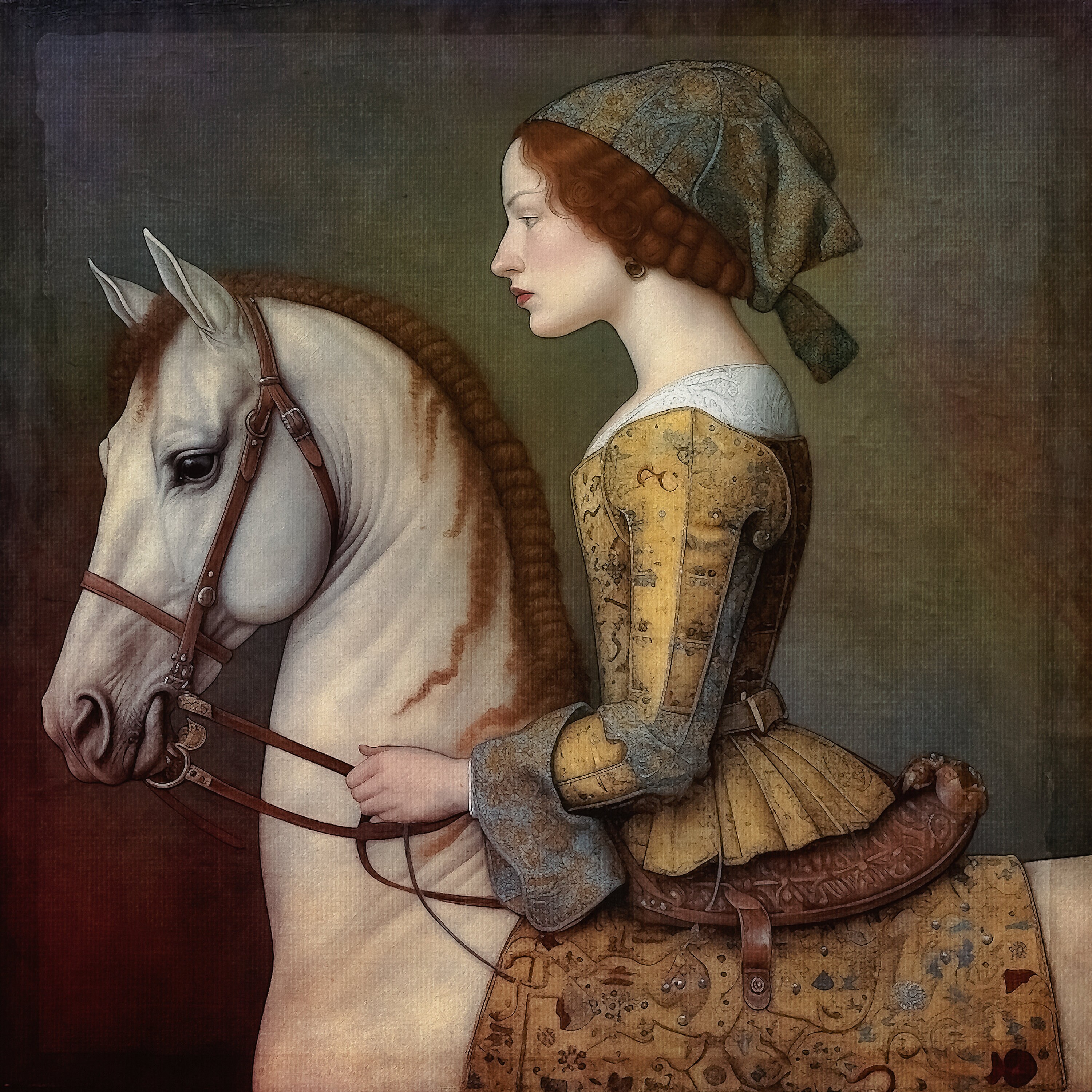 LIMITED EDITION signed art print - The Horsewoman #2