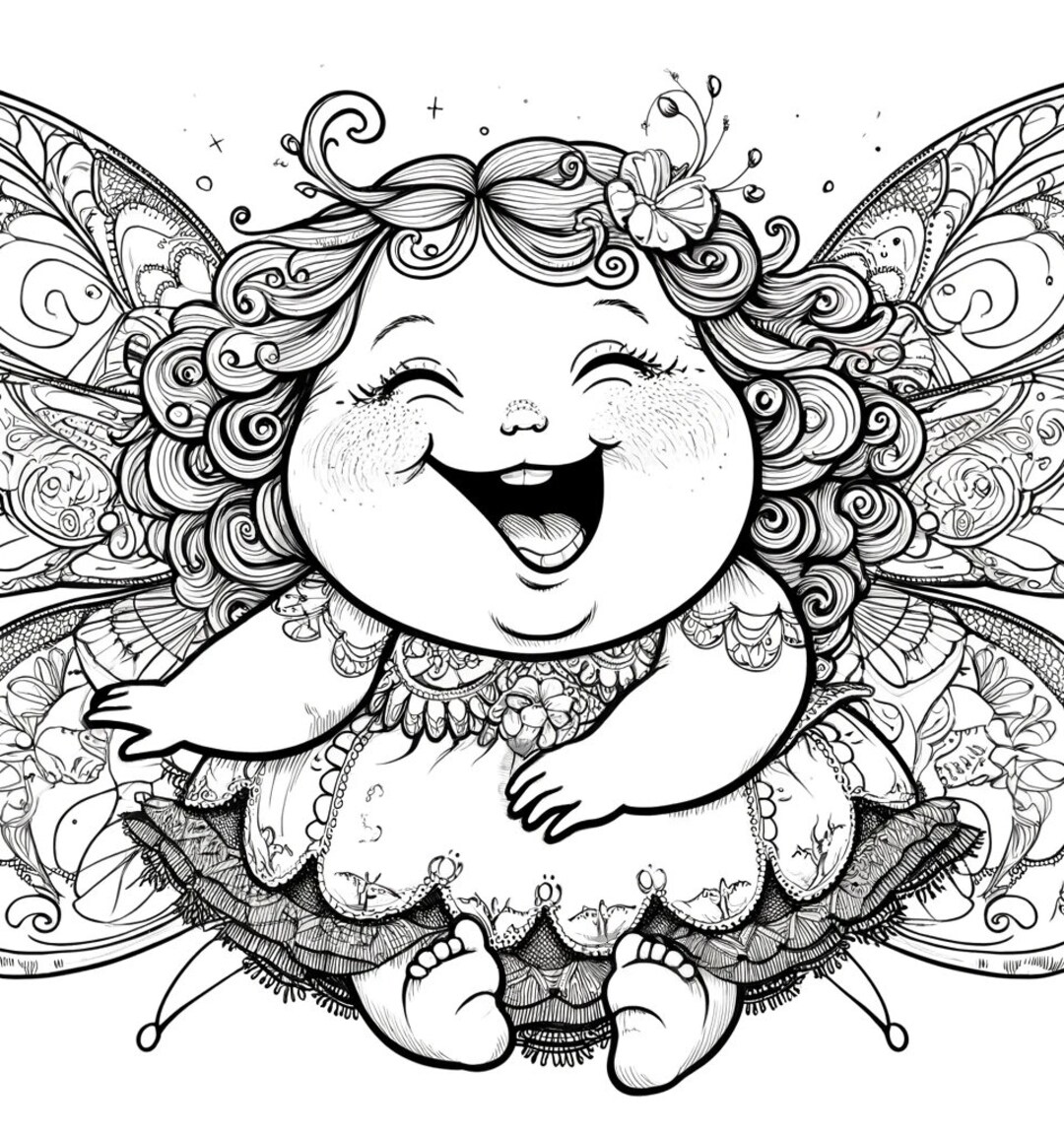 Cute Fairy SVG, Vector Graphic, Fantasy Design, Instant Download - Etsy