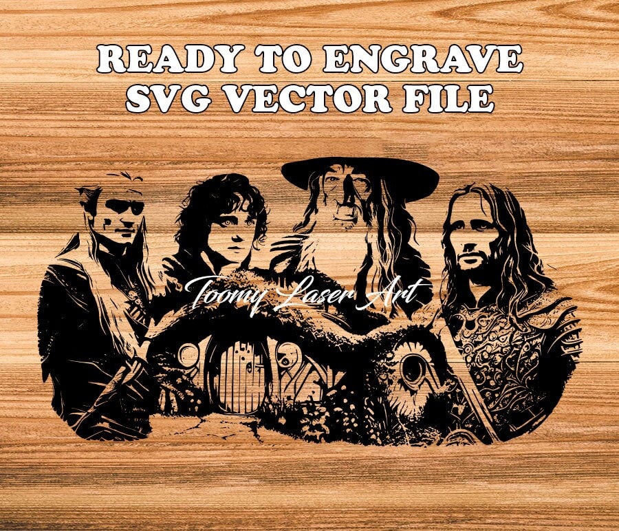 Lord of the Rings SVG Tolkien Gifts UNIQUE Handmade Svg Gift Idea Lotr ...