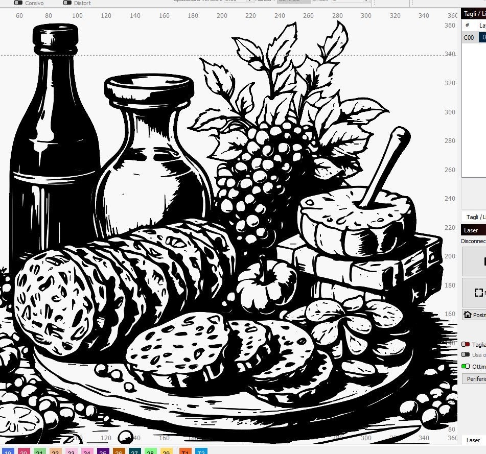 Charcuterie Board SVG, Vector Graphic, Food Platter Design, Chopping ...