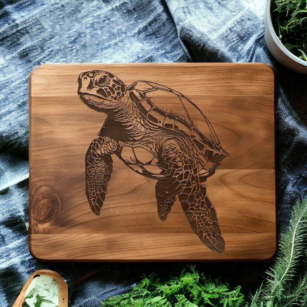 Turtle Board SVG, Vector Graphic, Food Platter Design, Chopping Cutting ...