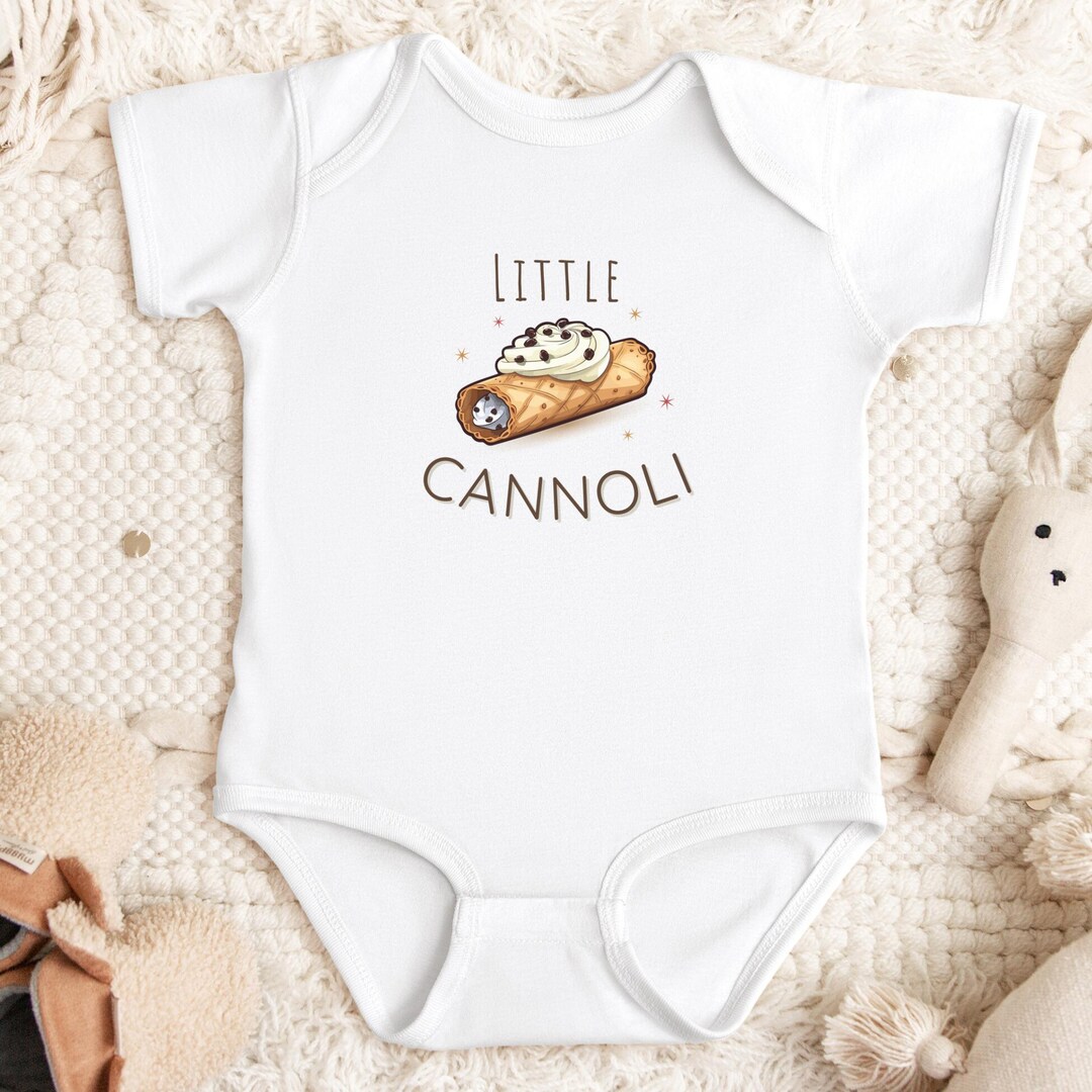Body de bebé con cannoli, conjunto italiano para bebé, regalo para bebé ...