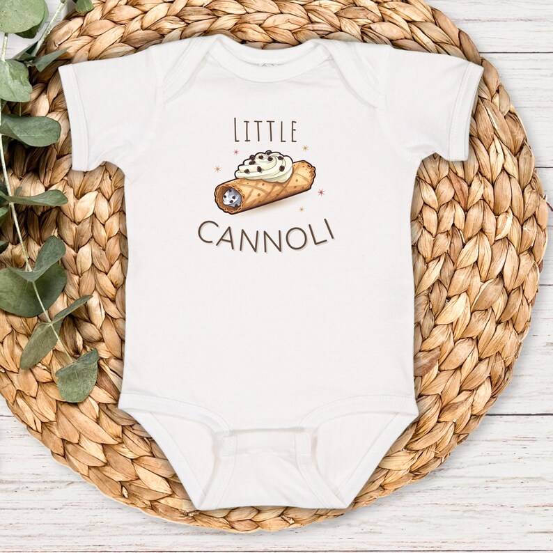 Body de bebé con cannoli, conjunto italiano para bebé, regalo para bebé ...