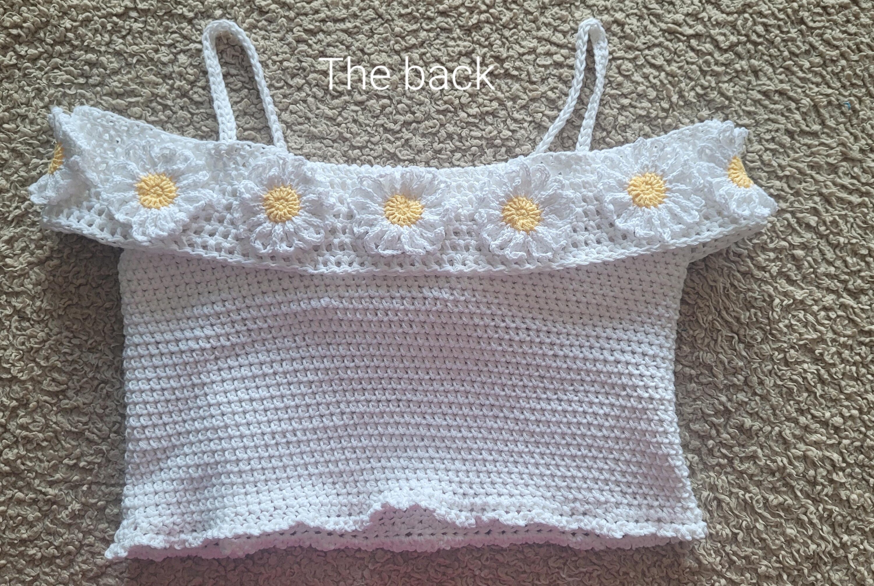 Daisy Top Crochet Pattern - Etsy