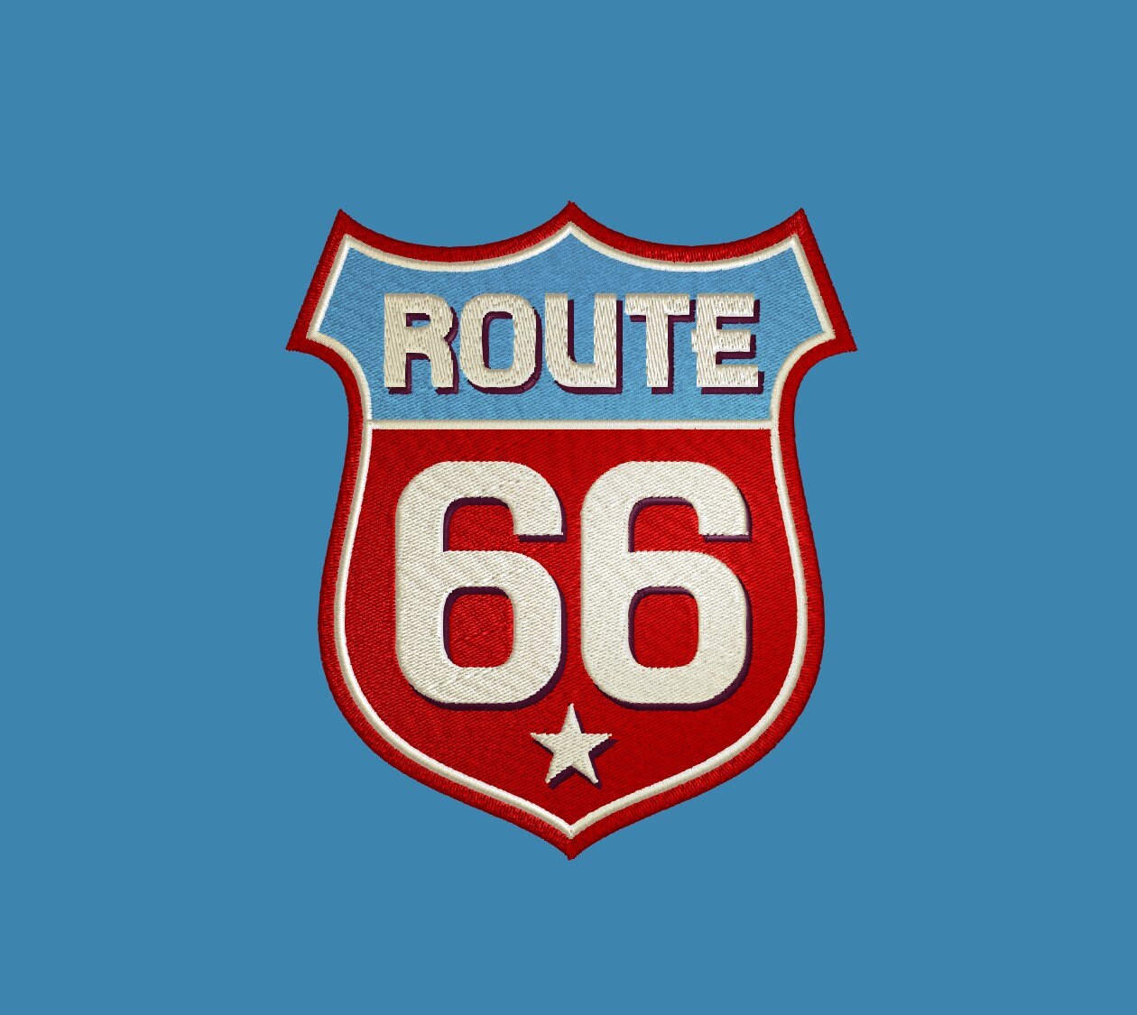 Route 66 Design, Patterns for Melco/brother Machine Embroidery Design ...