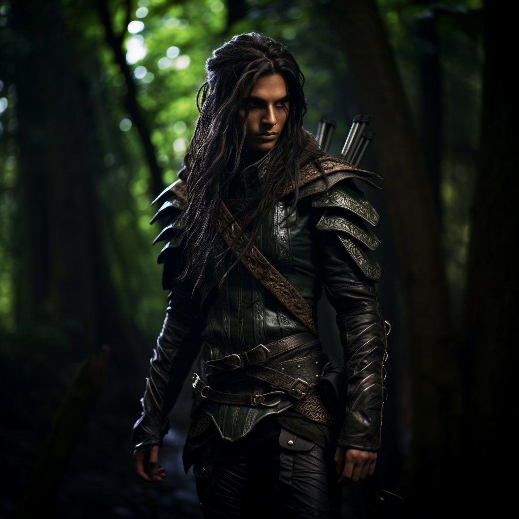 Custom Dnd Elf Portrait AI Art Personalized Elven Character ...