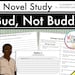 Bud, Not Buddy Novel Study Unit Literature Guide Comprehension ...
