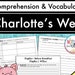 Charlotte's Web Comprehension and Vocabulary by Chapter Guided Reading ...