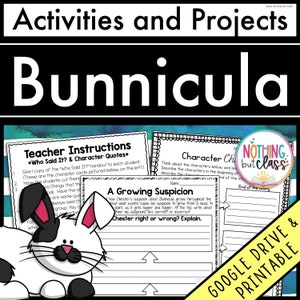 Bunnicula | Reading Response Activities and Projects | Guided Reading ...