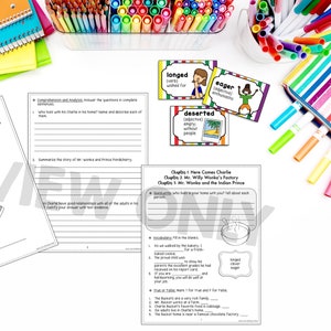 Charlie and the Chocolate Factory | Comprehension and Vocabulary by ...