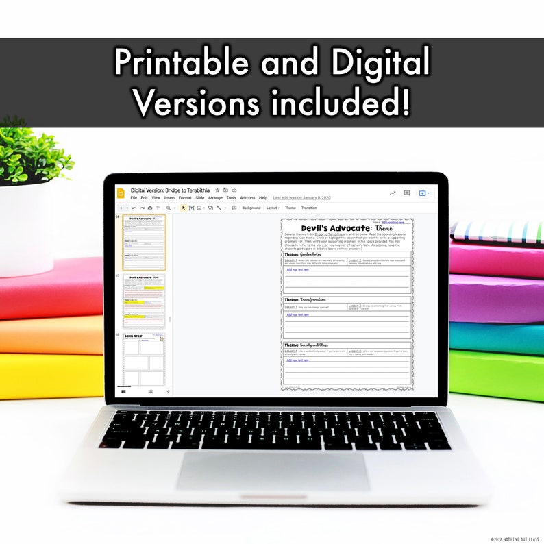 Bridge to Terabithia | Reading Response Activities and Projects ...