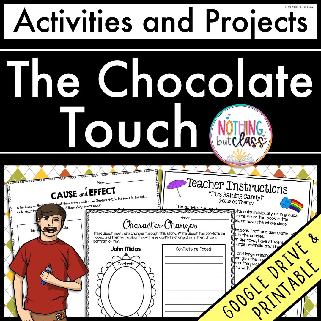 The Chocolate Touch | Reading Response Activities and Projects | Guided ...
