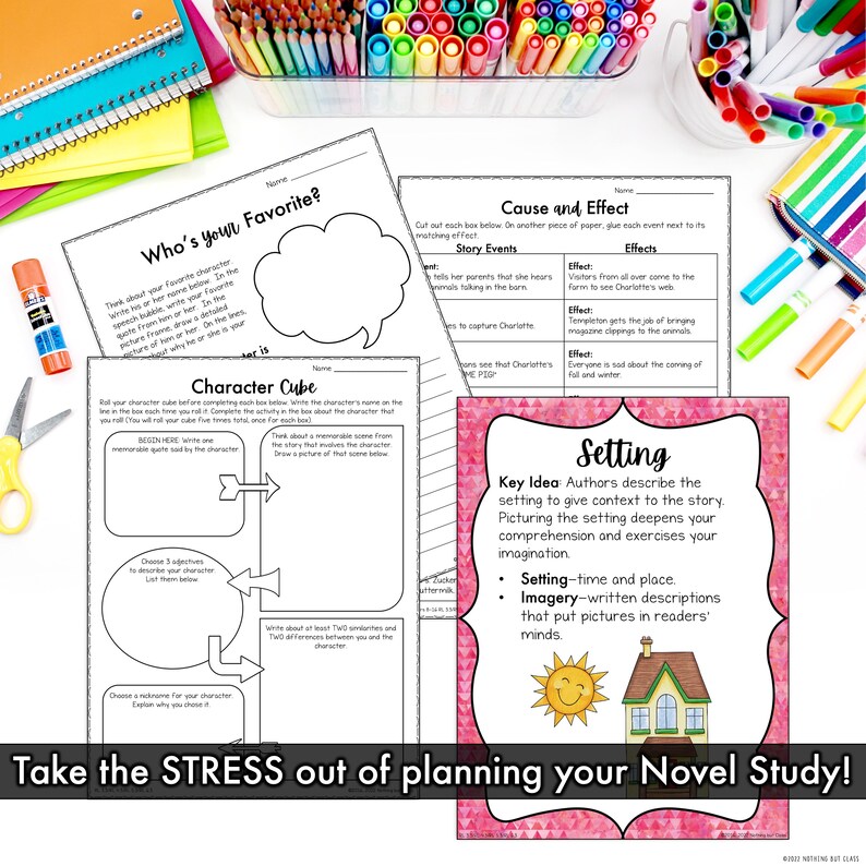 Charlotte's Web | Reading Response Activities and Projects | Guided ...