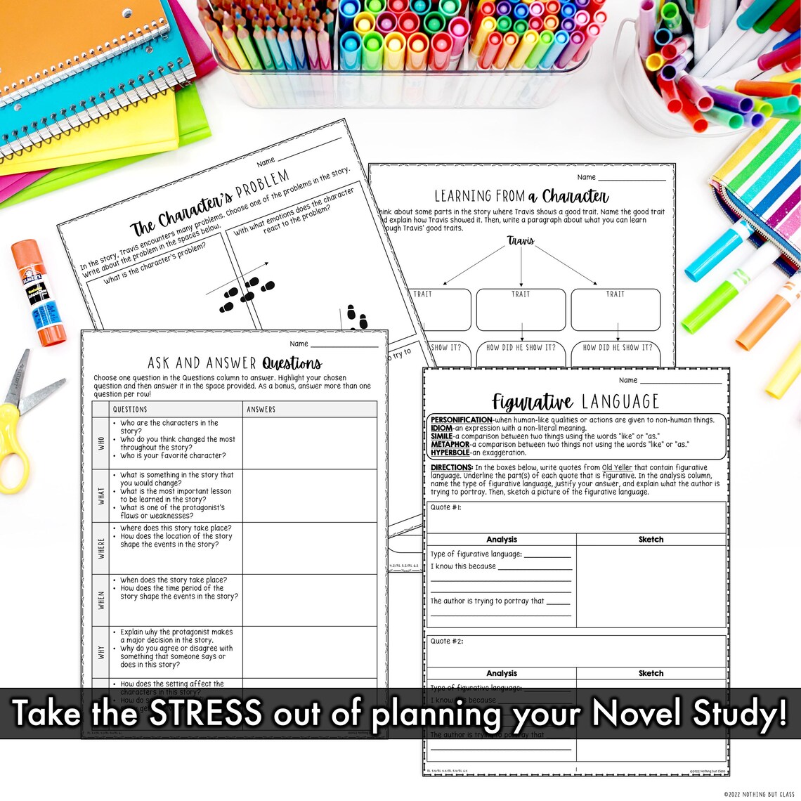Old Yeller | Reading Response Activities and Projects | Resources for ...