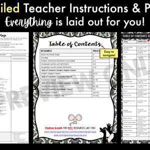 The Witches Novel Study Unit | Literature Guide | Comprehension ...