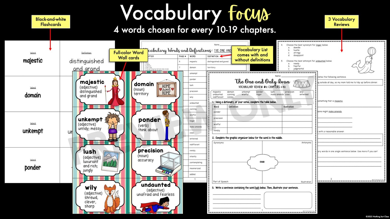 The One and Only Ivan Novel Study Unit | Literature Guide ...