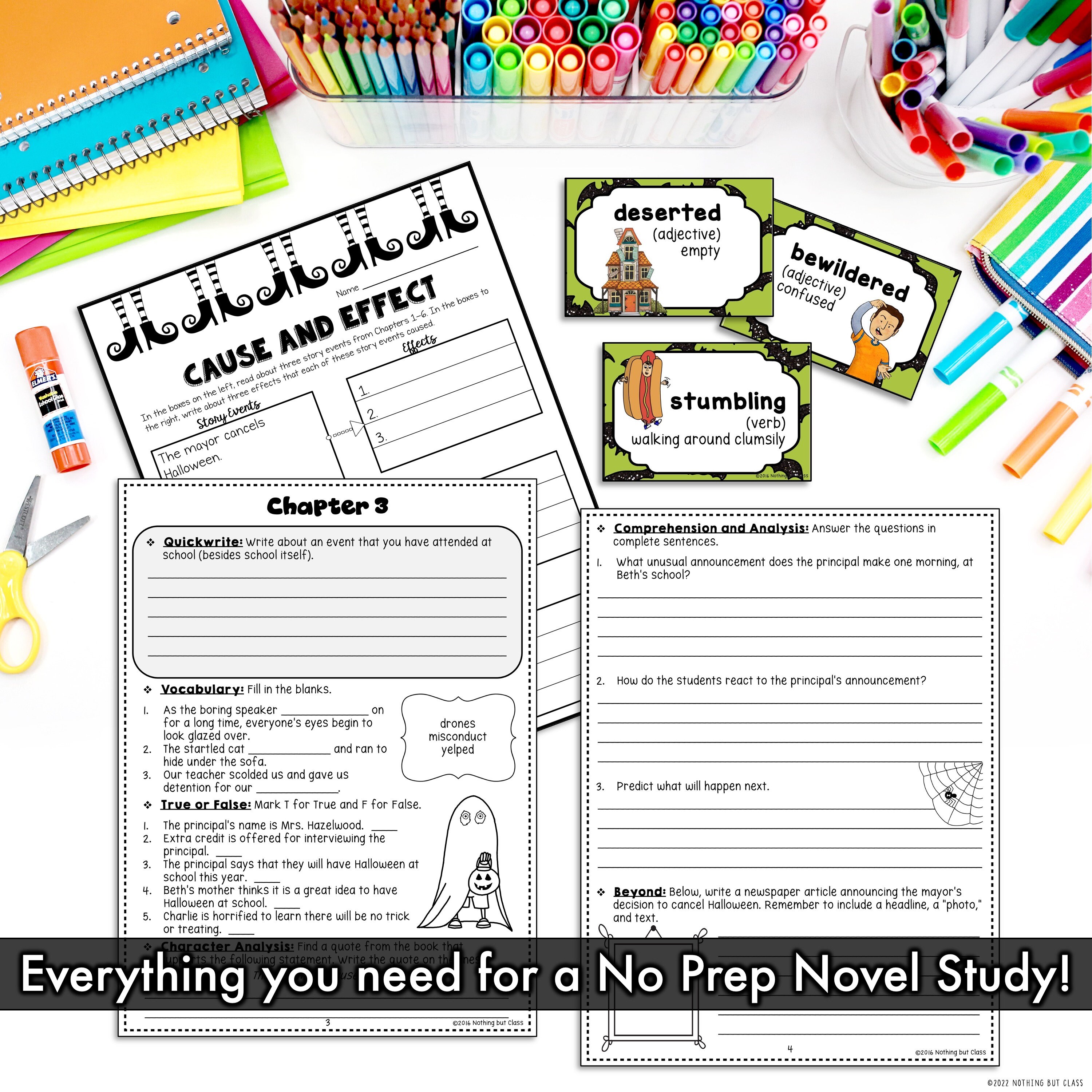 The Best Halloween Ever Novel Study Unit | Literature Guide ...