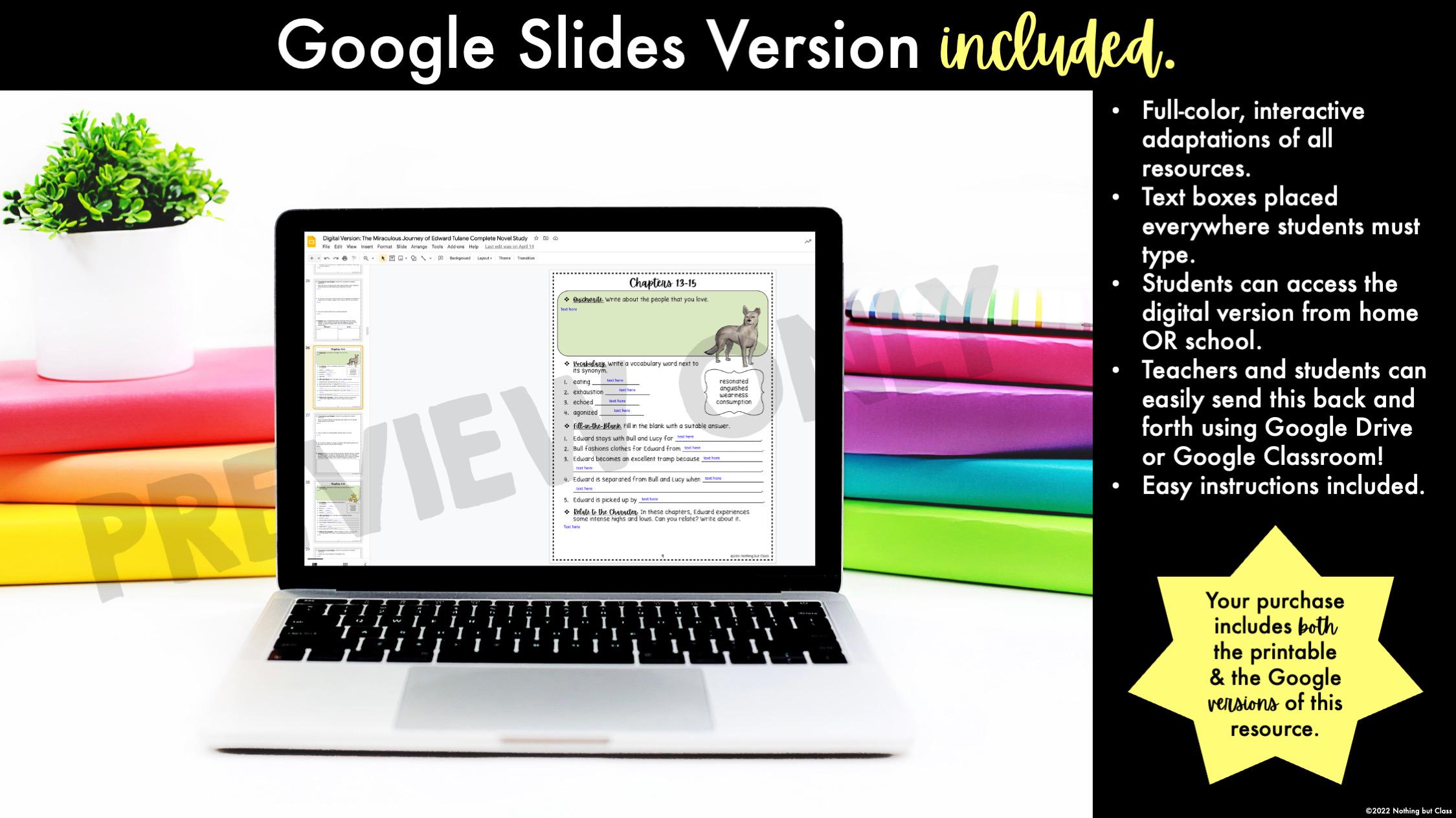 The Miraculous Journey of Edward Tulane | Comprehension and Vocabulary ...