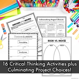 Because of Winn-dixie | Reading Response Activities and Projects ...