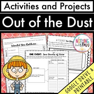 Out of the Dust | Reading Response Activities and Projects | Resources ...