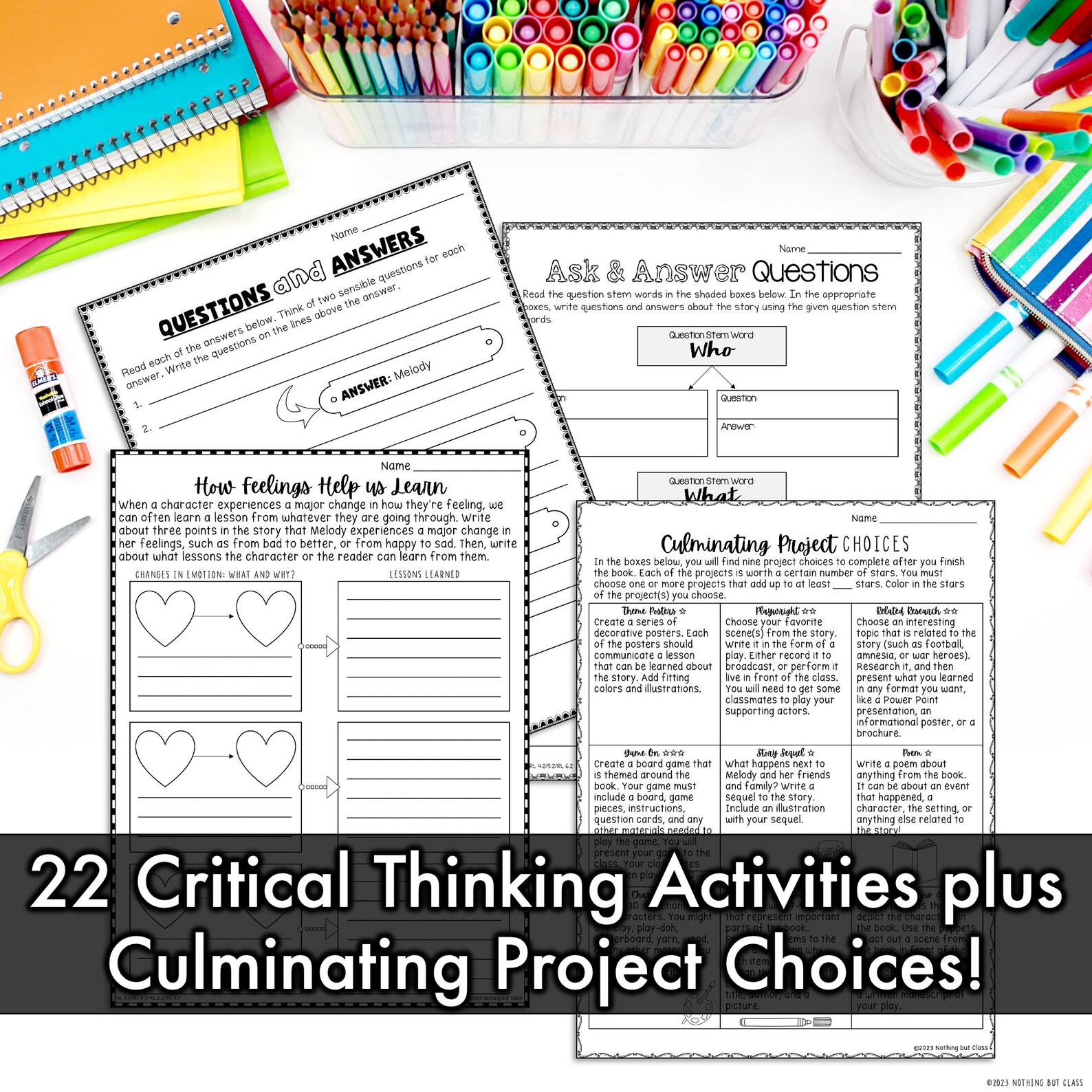 Out of My Mind | Reading Response Activities and Projects | Guided ...