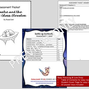 Charlie and the Great Glass Elevator by Roald Dahl - Tests | Quizzes ...