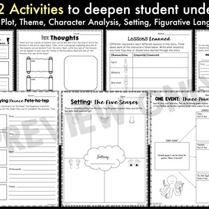The Egypt Game Novel Study Unit Literature Guide Comprehension ...