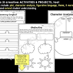 James and the Giant Peach Novel Study Unit Literature Guide ...