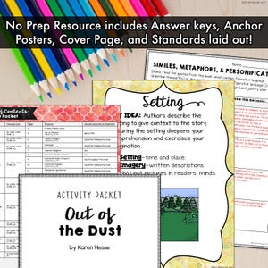 Out of the Dust | Reading Response Activities and Projects | Resources ...