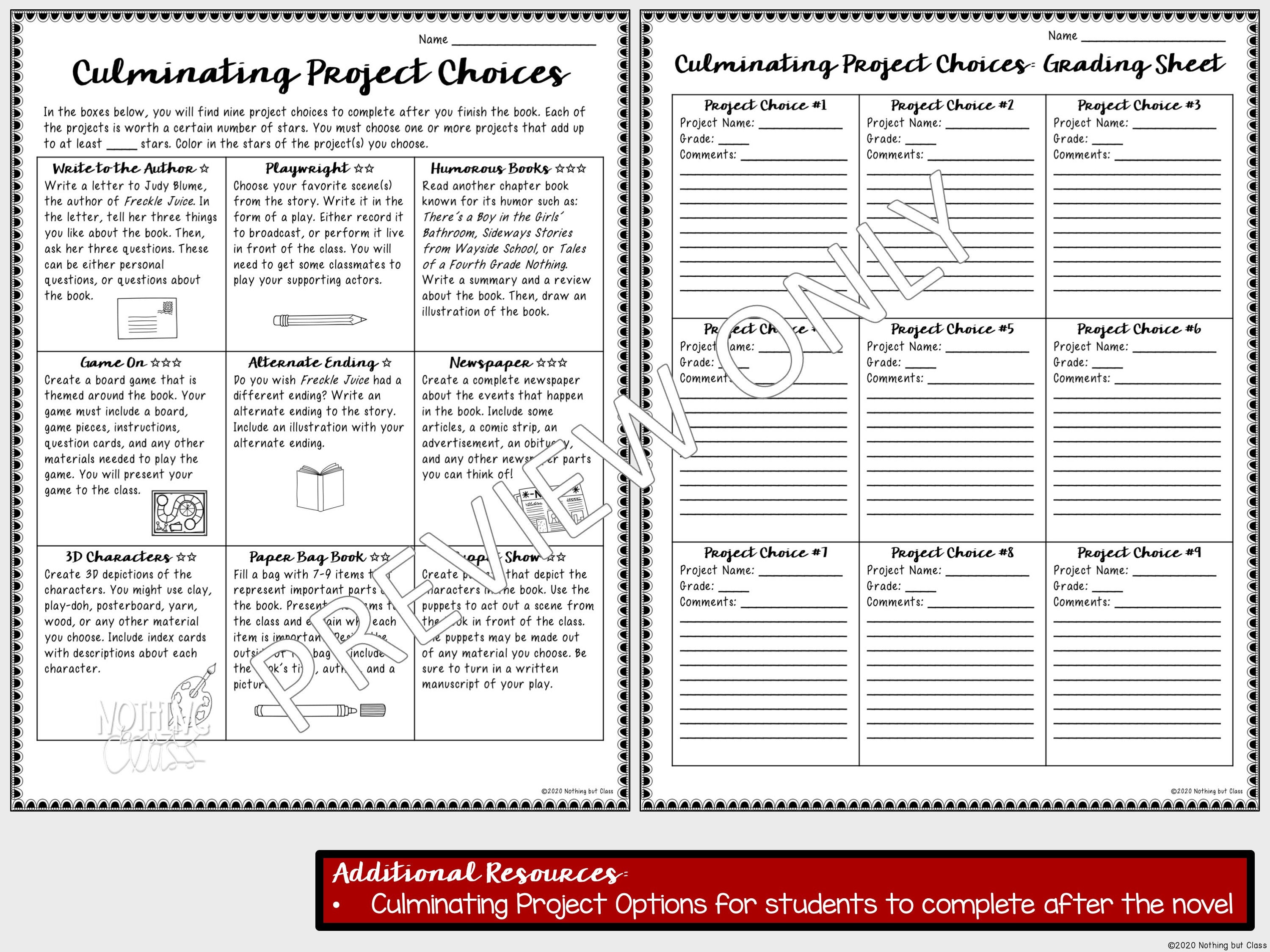 Freckle Juice | Reading Response Activities and Projects | Guided ...