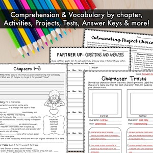 Freckle Juice Novel Study Unit | Literature Guide | Comprehension ...