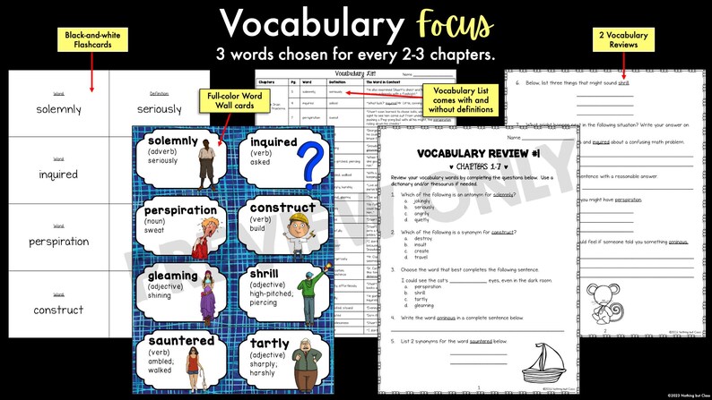 Stuart Little Novel Study Unit Literature Guide Comprehension ...