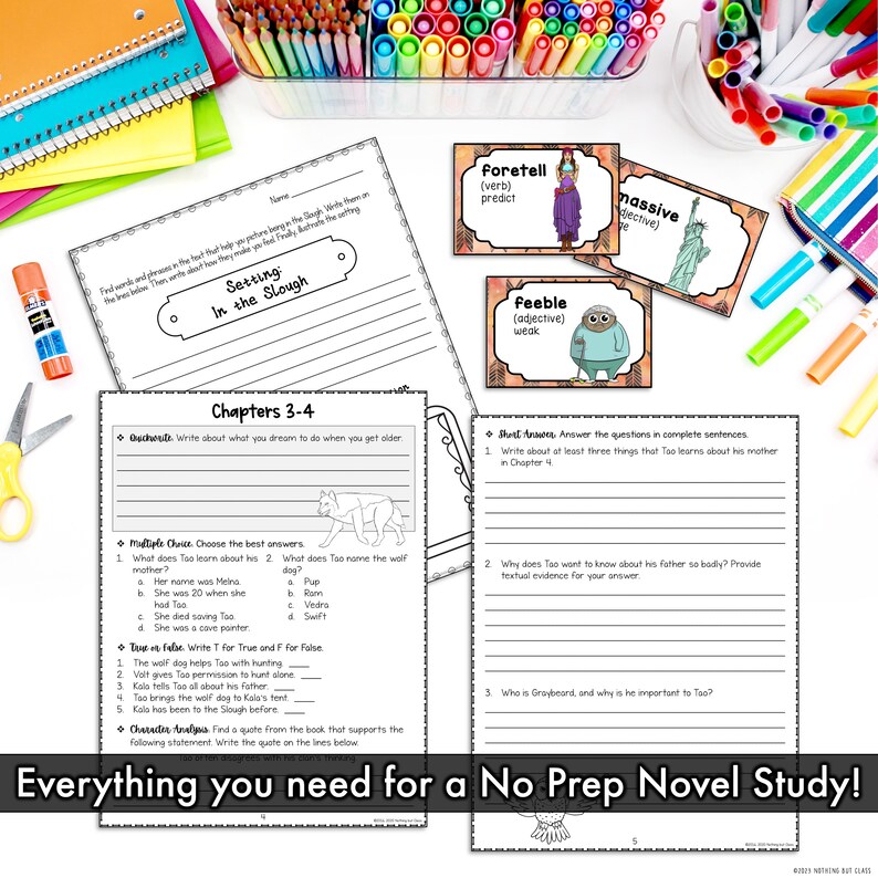 Boy of the Painted Cave Novel Study Unit | Literature Guide ...