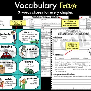 The Phantom Tollbooth Novel Study Unit | Literature Guide ...