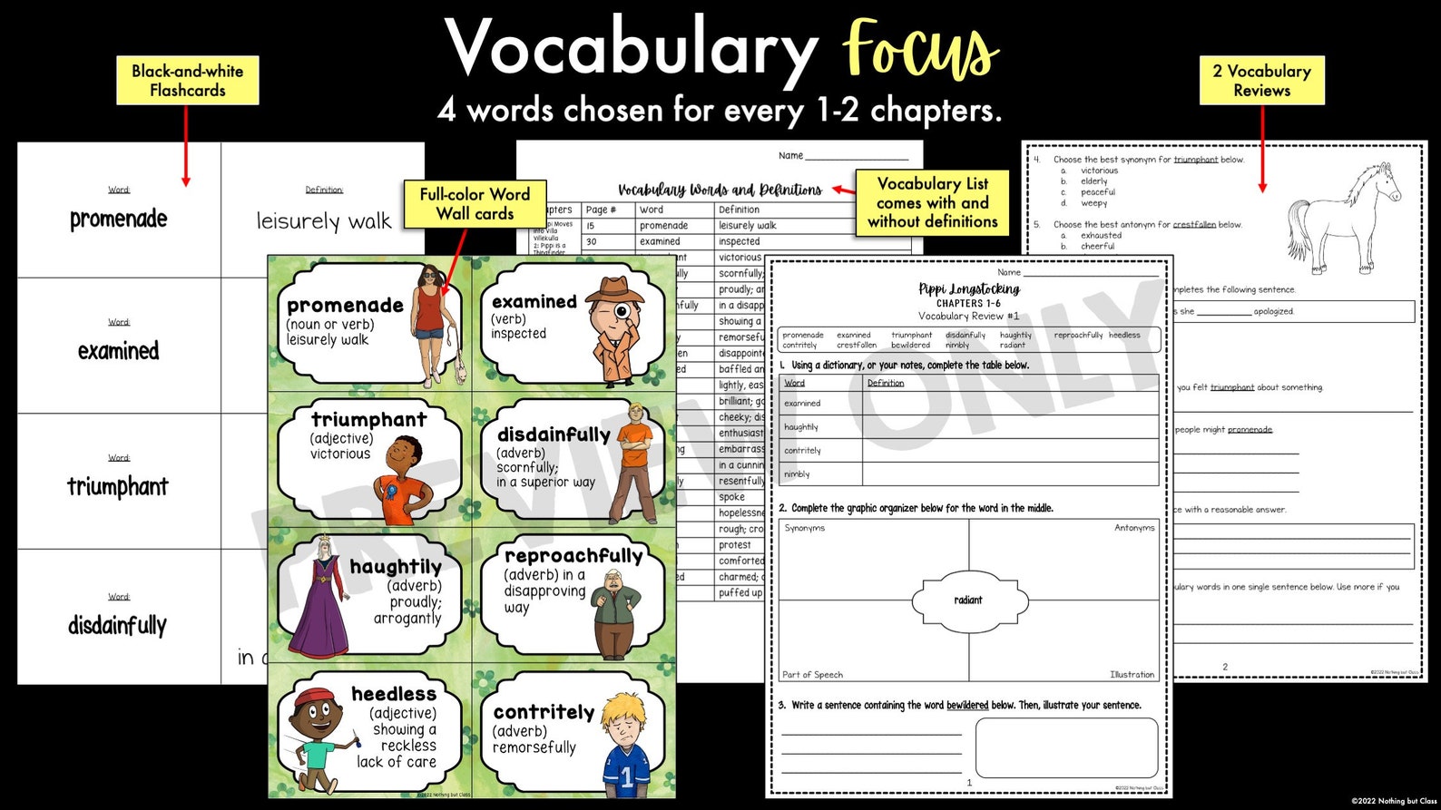 Pippi Longstocking Novel Study Unit | Literature Guide | Comprehension ...