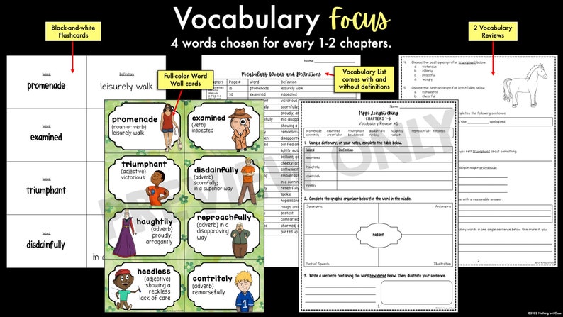 Pippi Longstocking Novel Study Unit | Literature Guide | Comprehension ...
