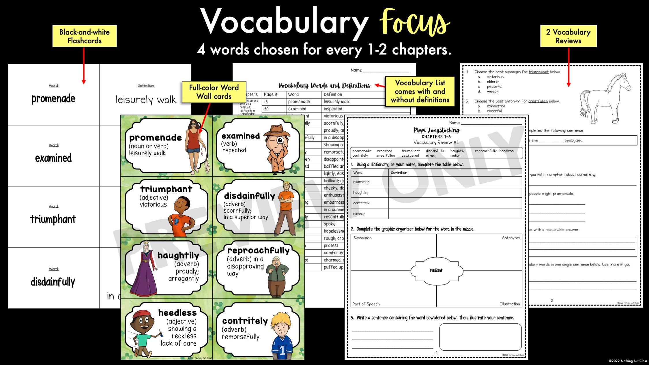 Pippi Longstocking Novel Study Unit | Literature Guide | Comprehension ...