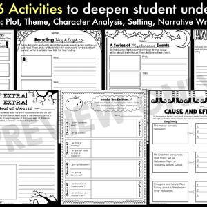 The Best Halloween Ever | Reading Response Activities and Projects ...