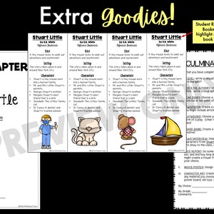 Stuart Little Novel Study Unit | Literature Guide | Comprehension ...