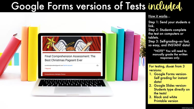 The Best Christmas Pageant Ever Tests | Quizzes | Assessments for Novel ...