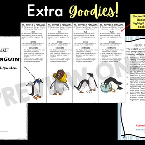 Mr. Popper's Penguins | Comprehension and Vocabulary by Chapter | Guided Reading | Worksheets ...
