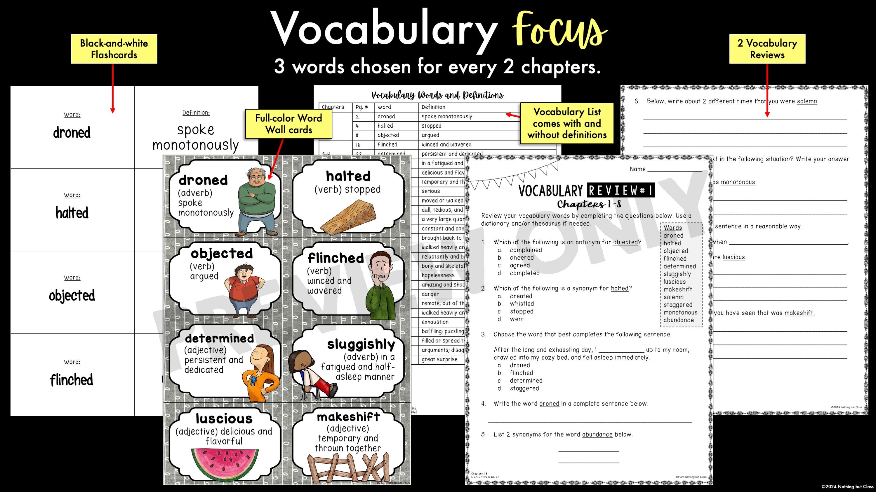 A Long Walk to Water | Comprehension and Vocabulary by Chapter | Guided ...