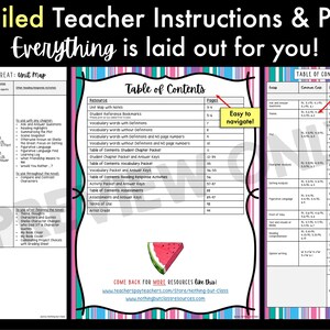 Otherwise Known as Sheila the Great Novel Study Unit | Literature Guide ...