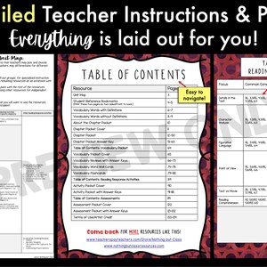 The Indian in the Cupboard Novel Study Unit | Literature Guide ...