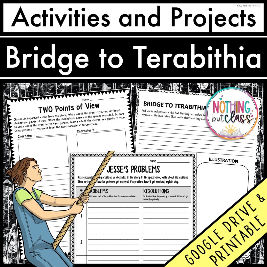 Bridge to Terabithia | Reading Response Activities and Projects ...