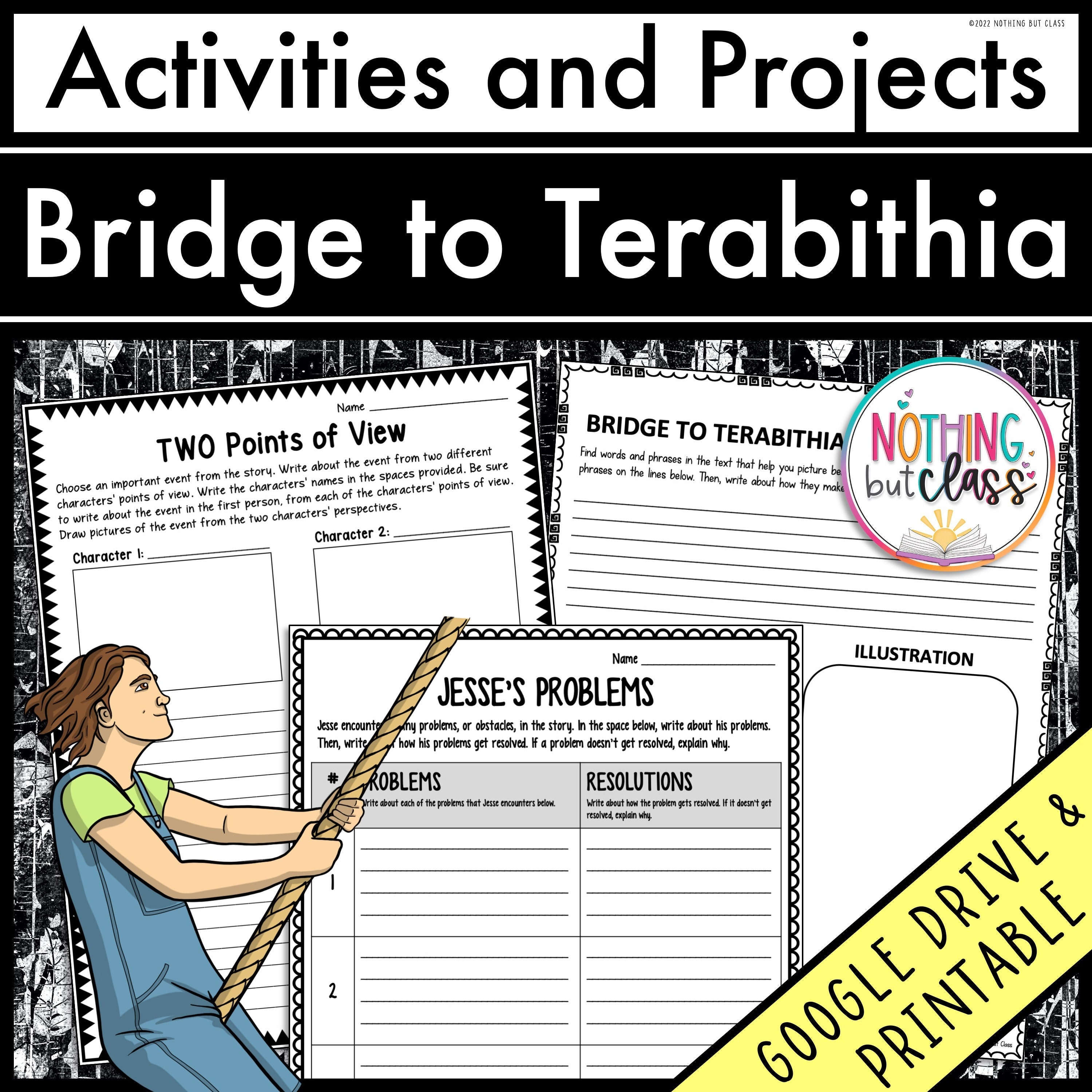 Bridge to Terabithia | Reading Response Activities and Projects ...