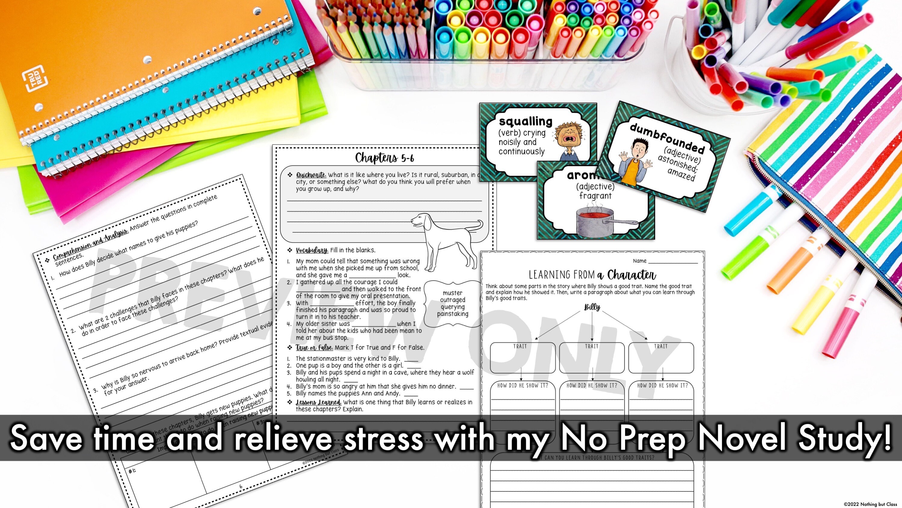 Where the Red Fern Grows Novel Study Unit | Literature Guide ...