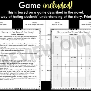 Escape From Mr. Lemoncello's Library | Reading Response Activities and ...